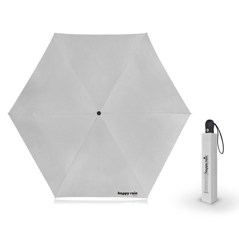 Mini Slim Automatic UV Umbrella, with 6 Ribs & 99% UV Block, for Sunny ...