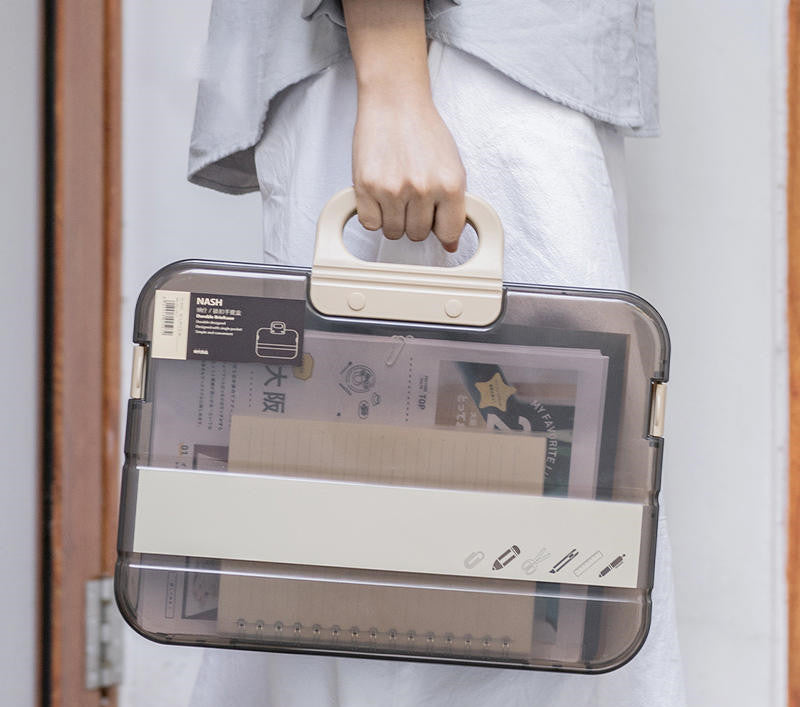 Large Capacity Waterproof Transparent File Box – Soho Emporium