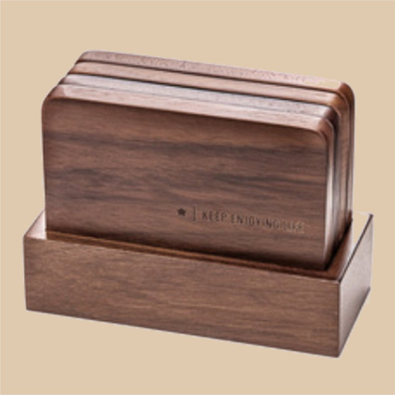 Wooden Square Cup Coaster, for Cold Drinks and Hot Beverage – Soho Emporium