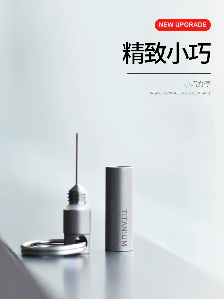 Titanium Alloy Keychain SIM Ejector - Portable Multi-Tool for Express ...