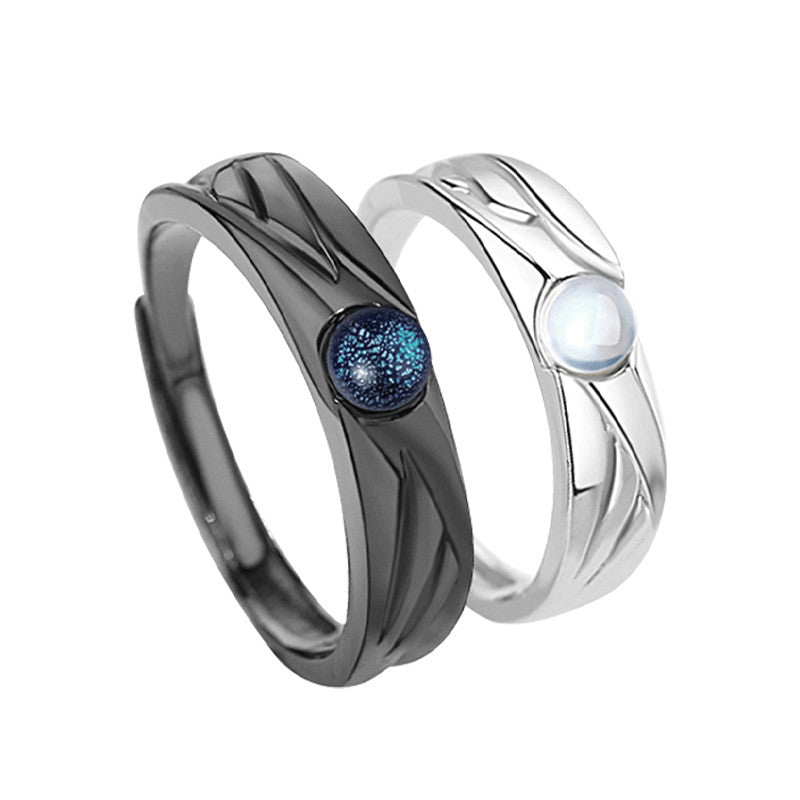 925 Sterling Silver Couple Rings for You and Your Partner, Best Gift f ...