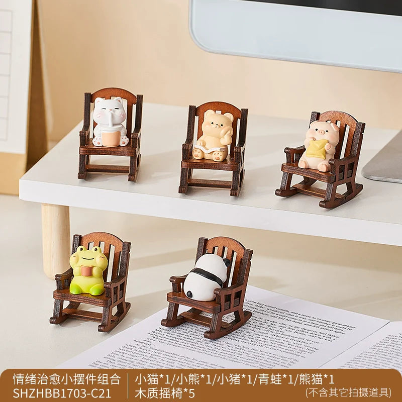 Cute Stress-Relief Desk Decor: Mood-Boosting Office Trinket for Gals ...