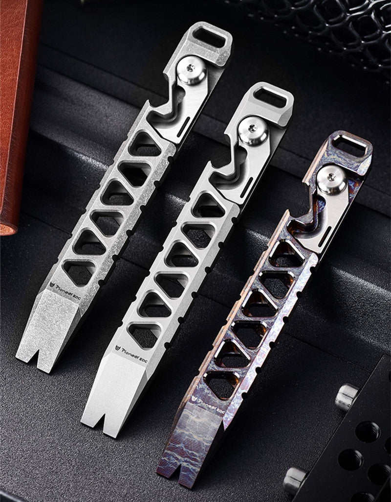EDC Titanium Alloy Multifunctional Outdoor Crowbar – Soho Emporium