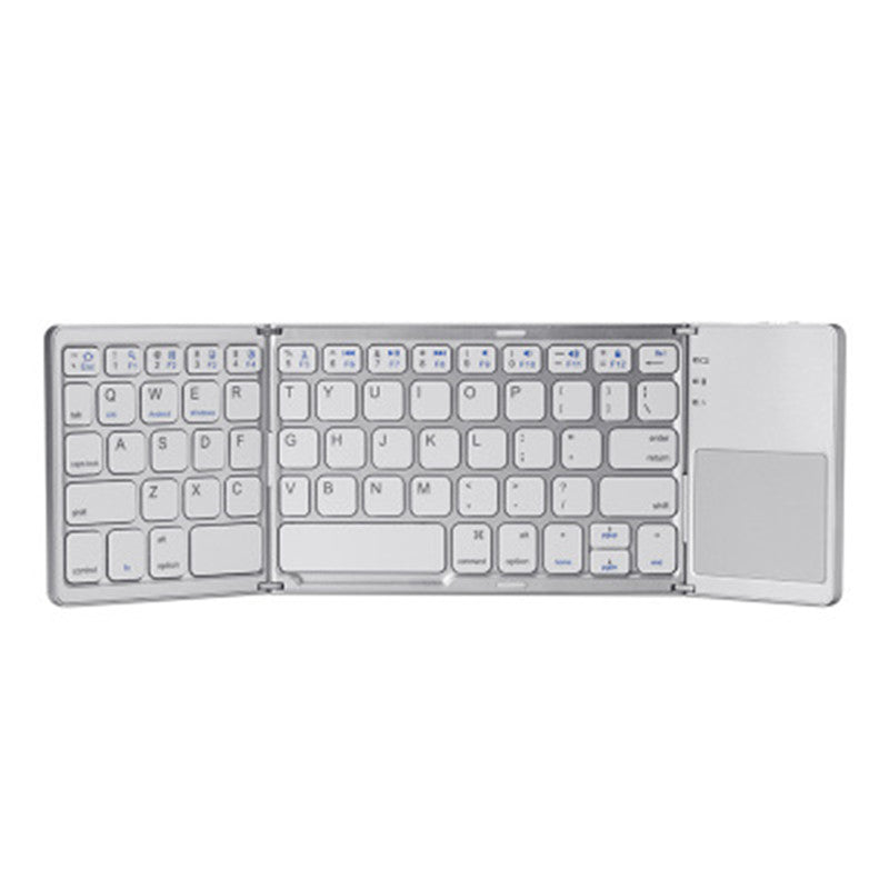 Pocket-Sized Tri-Folded Rechargeable Bluetooth3.0 Keyboard with Sensit ...