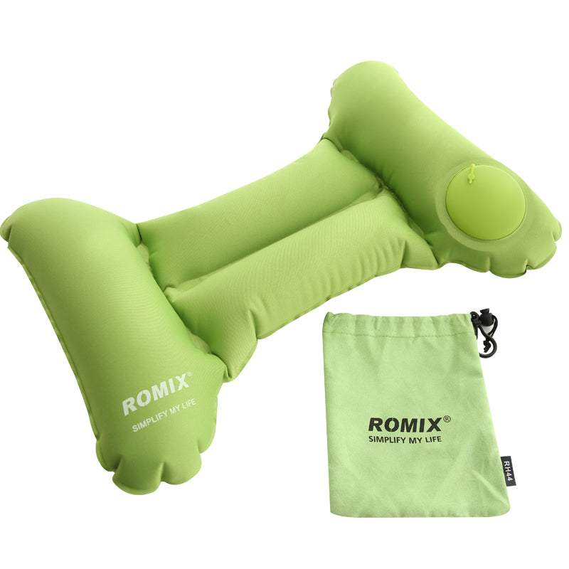Ultralight Ergonomic Inflatable Camping Travel Pillow, for Neck & Lumb ...