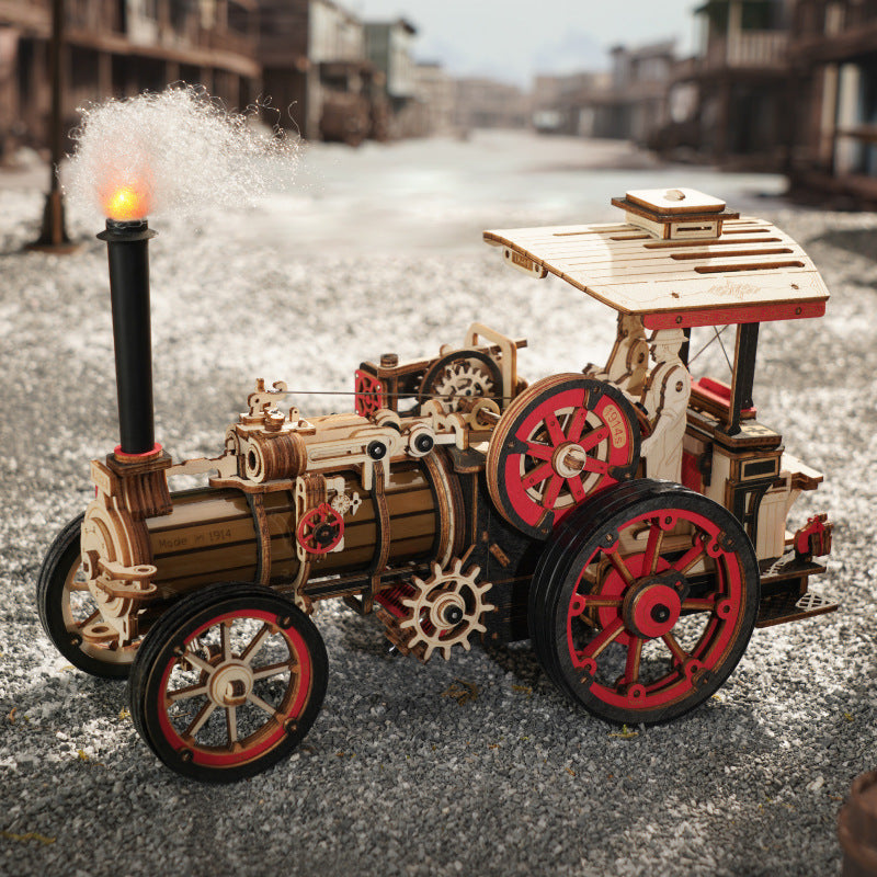 High-Difficulty Assembly Steam Locomotive Model – Soho Emporium