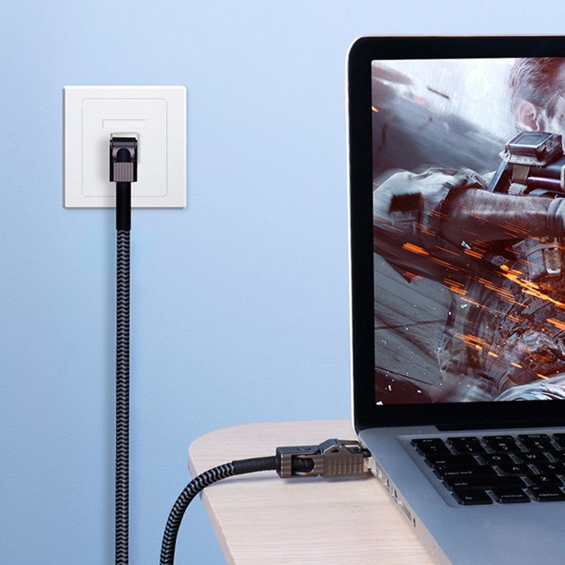 Household Optical Fiber Broadband Elbow 10 Gigabit Network Cable – Soho ...