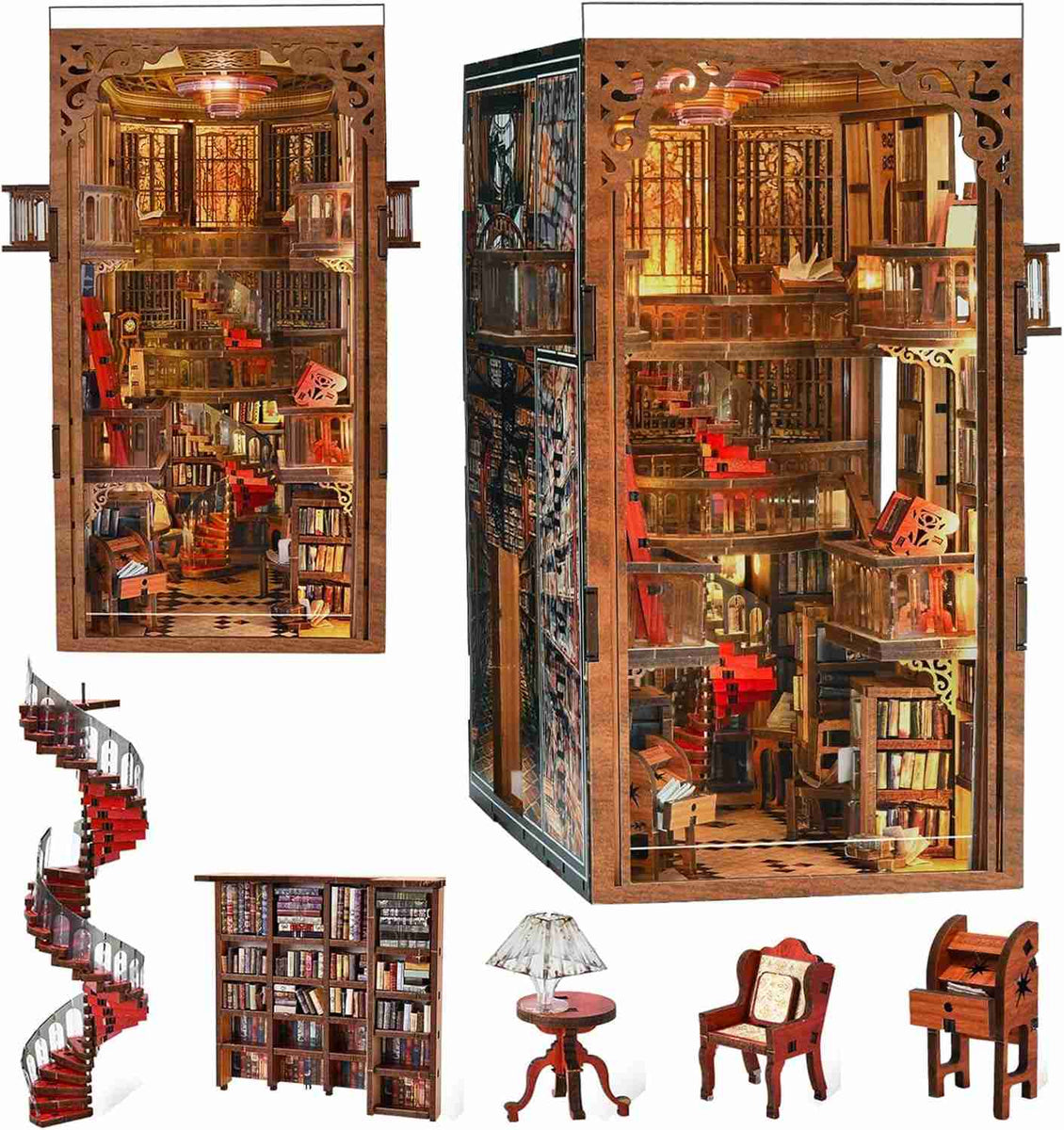 Abbey Library DIY Book Nook Kit – Soho Emporium