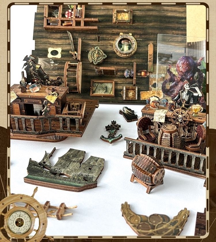 Ghost Pirate Ship DIY Book Nook Kit – Soho Emporium