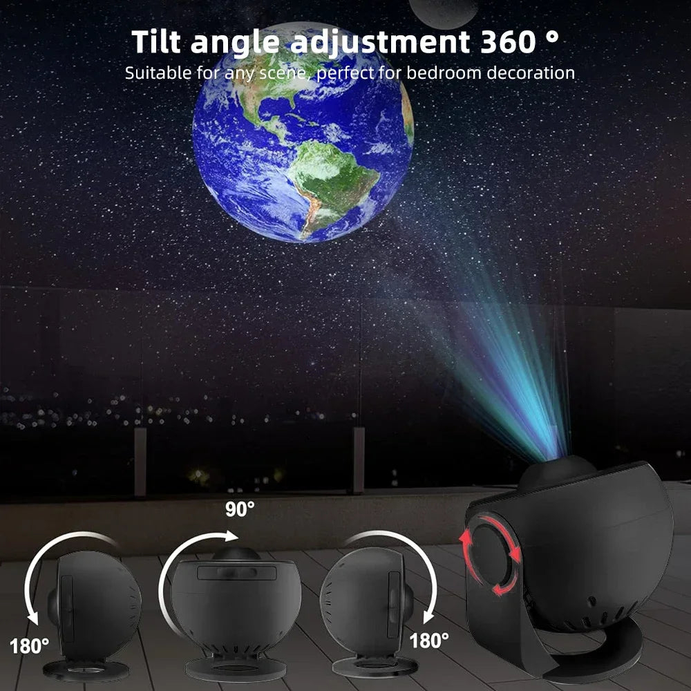 Aurora Galaxy Projector - Planetarium Night Light 13 Films – Soho Emporium