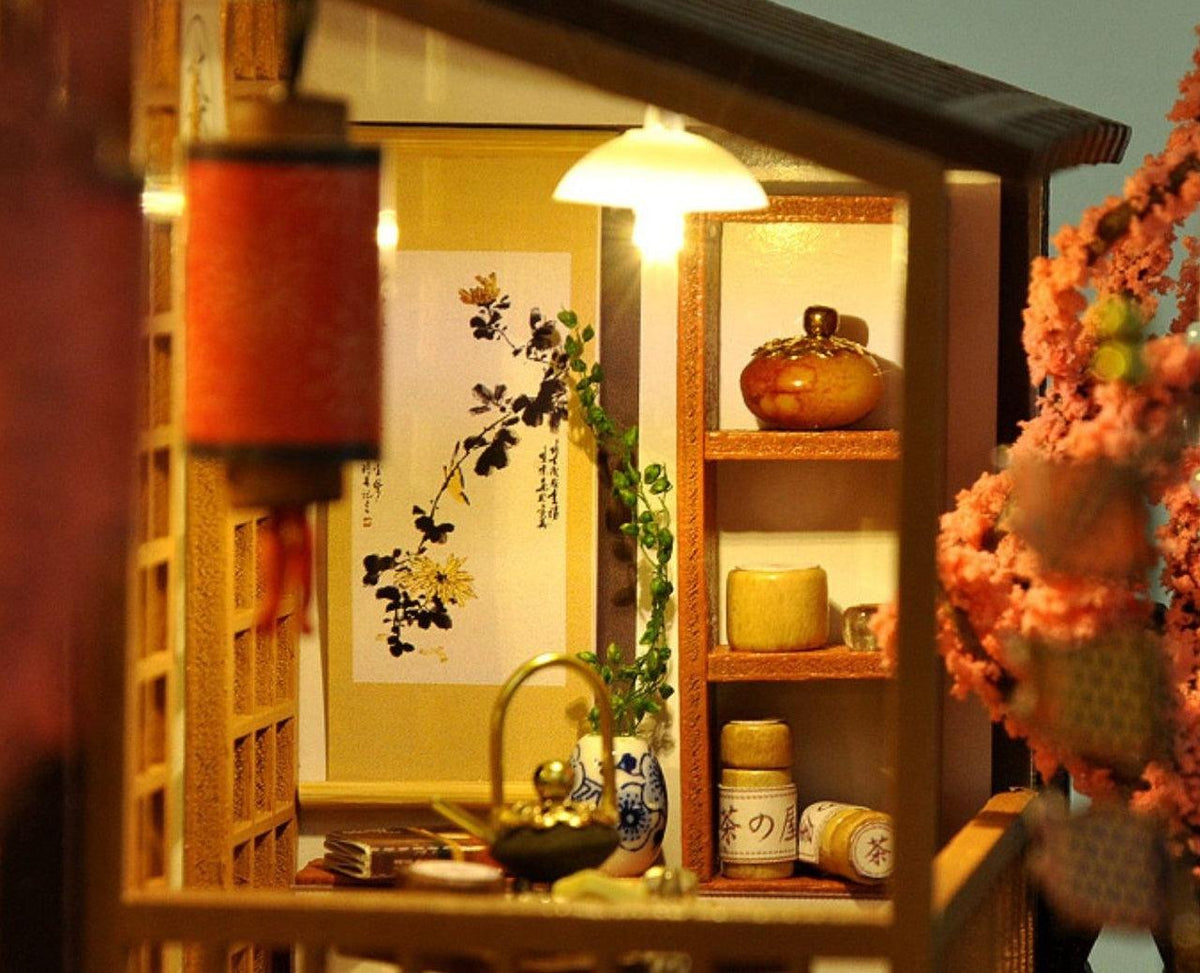 Sakura Courtyard - Japanese House- DIY Miniature Dollhouse Kit – Soho ...