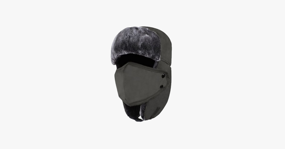 Unisex Cold Weather Full Face Winter Trooper Hat – Soho Emporium