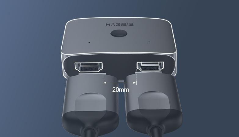 4K HDMI Splitter, Support 1 In 2 Out Or 2 In 1 Out, For DVD, Player, T ...