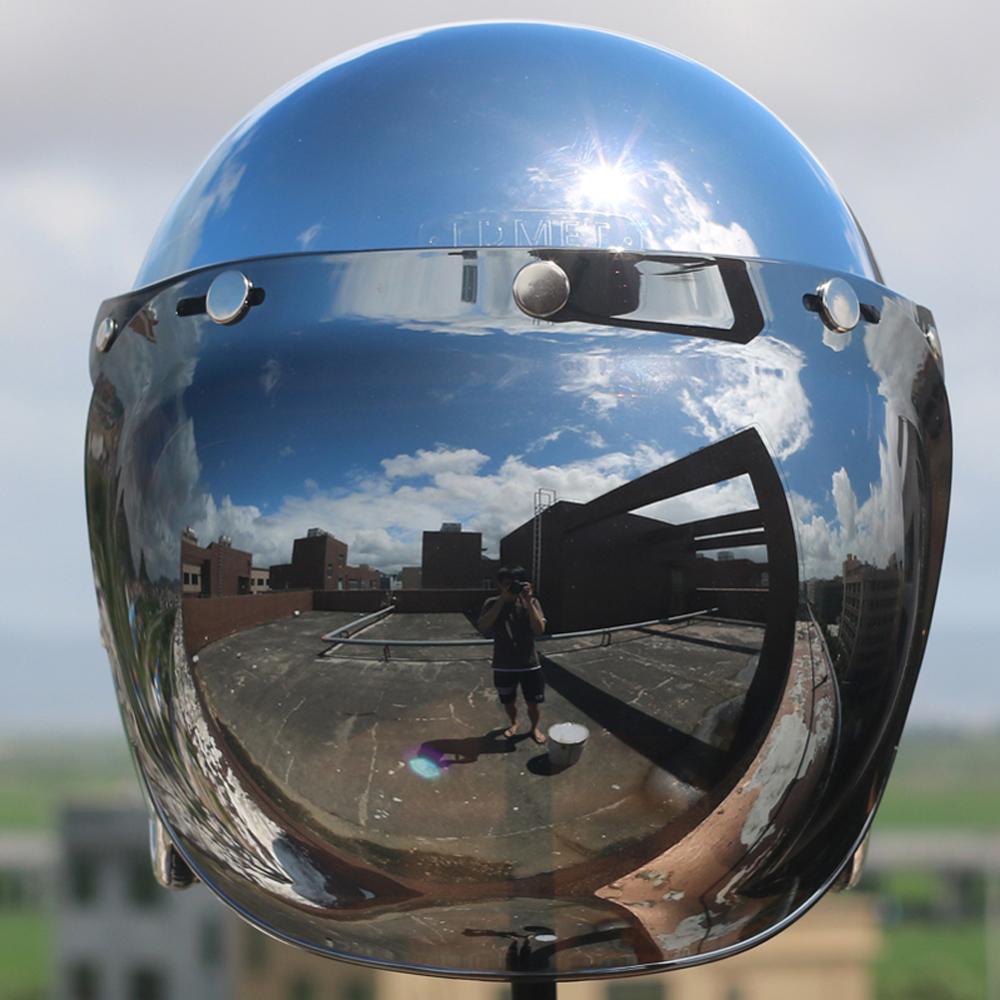 Chrome Motorcycle Helmet – Soho Emporium