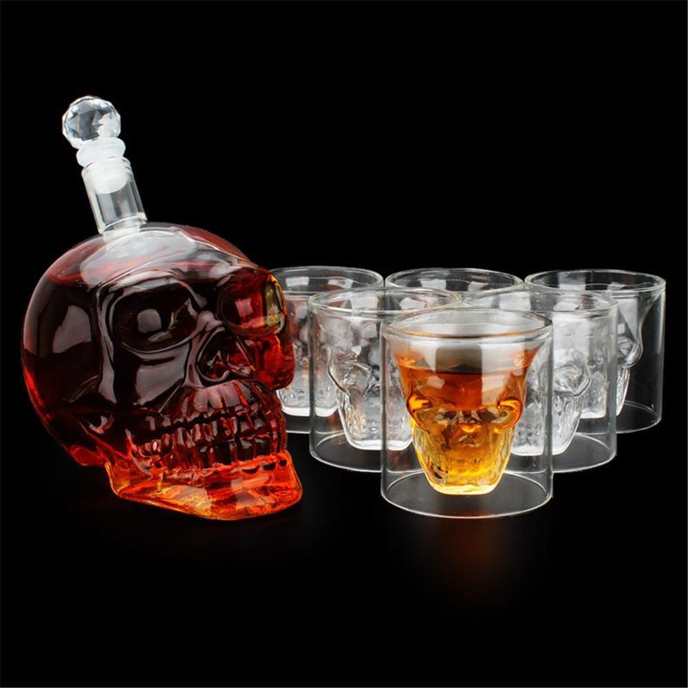 Skull Glass Set Decanter and Glasses – Soho Emporium