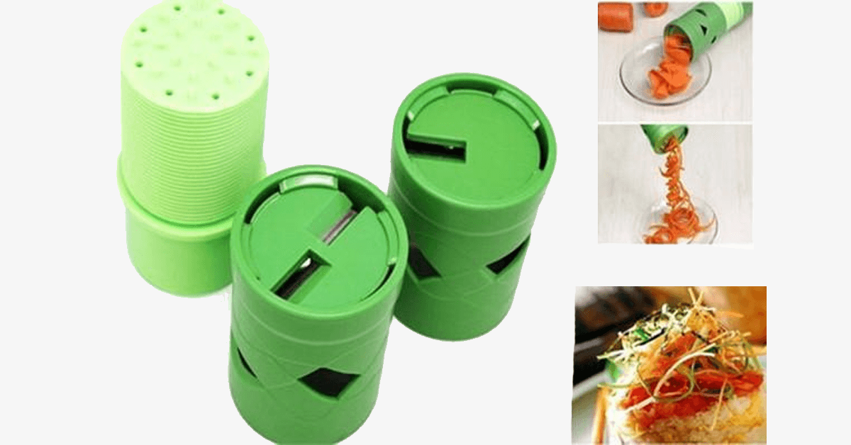Magic Veggie Twister – Make Corkscrew Designs with Veggies! – Soho Emporium